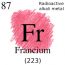 Francium (Fr) Properties & Uses – StudiousGuy
